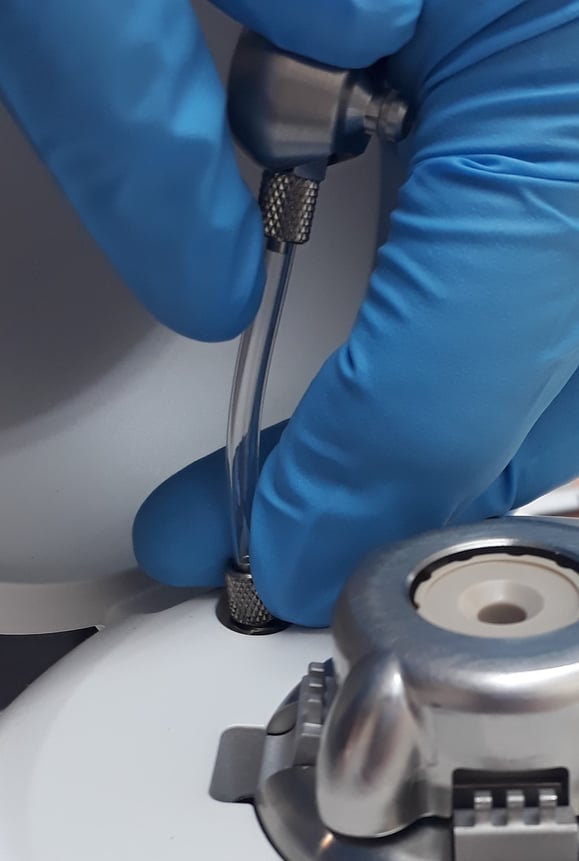 How do I clean the Exoid pressure nozzle?